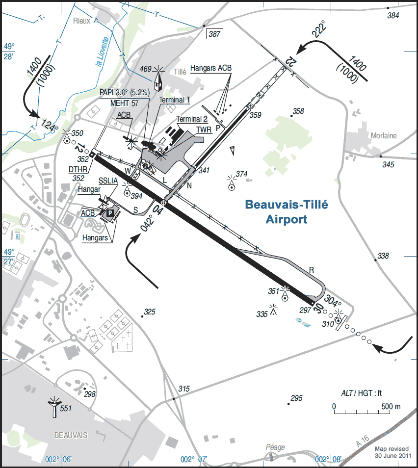 Beauvais Airport - Aeroport de Beauvais-Tille (Airports of Paris)